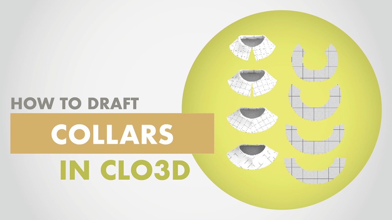 How to Draft COLLARS in CLO3D (Pt 1) - YouTube