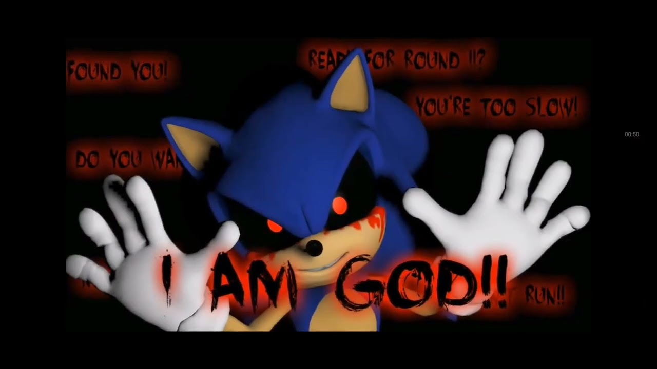 sonic.exe dando risadas ao contrário - YouTube