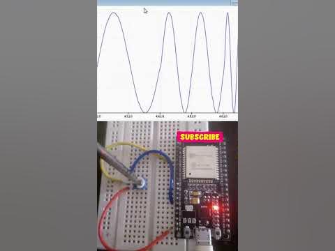 Controlling Sine Wave Frequency with a Potentiometer using ESP32 | #esp32 #shorts - YouTube