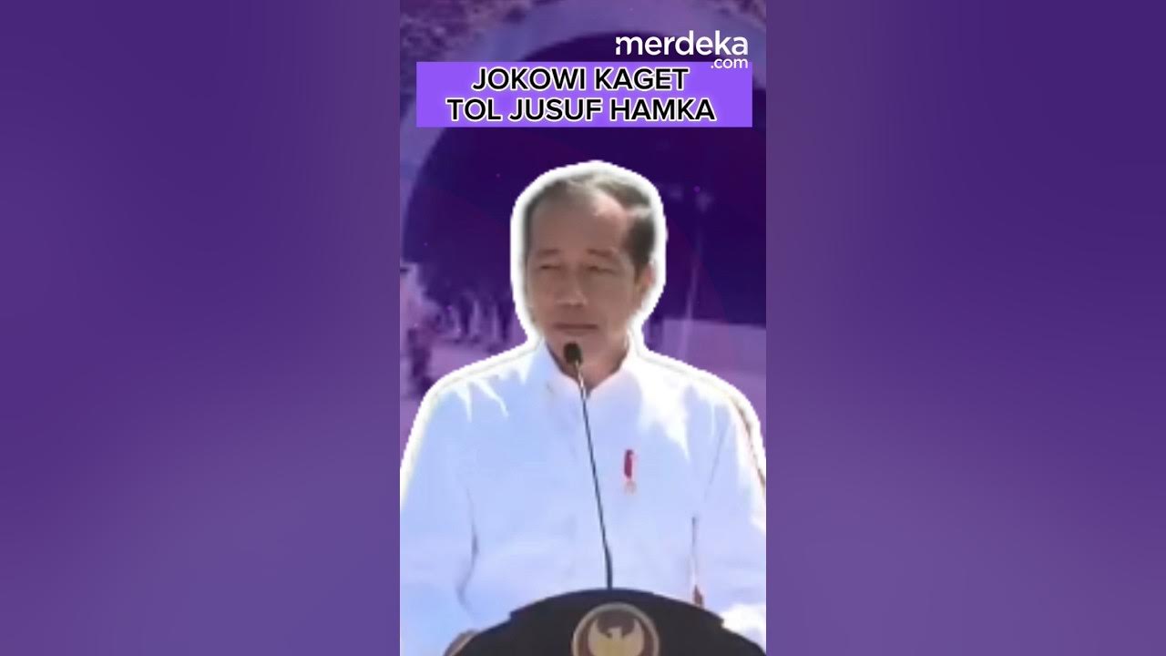 Jokowi Kaget Pengerjaan Tol Cisumdawu Jusuf Hamka #merdekadotcom #besmart #viralshort - YouTube