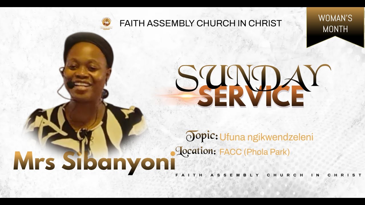 Ps JF Mathonsi- Mrs Sibanyoni-Faith Assemby Church in Christ - YouTube