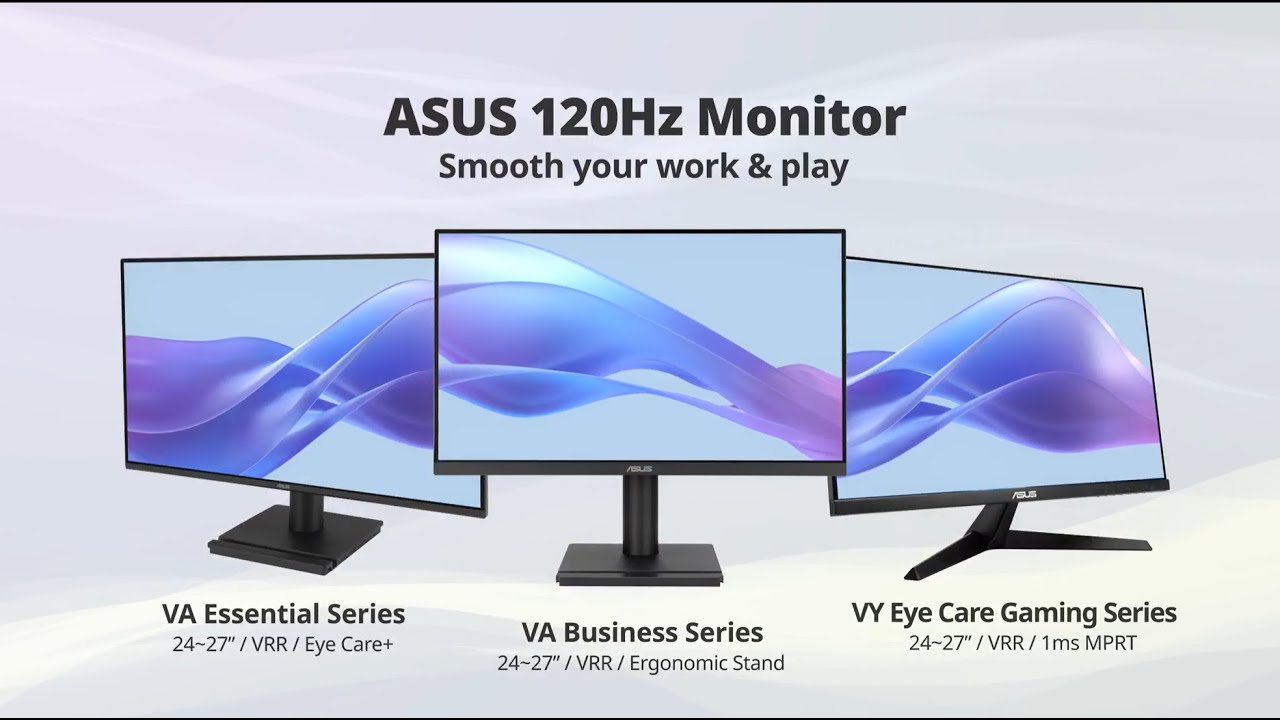 ASUS Work & Play 120Hz Monitors: Level Up Your Productivity & Gaming ...