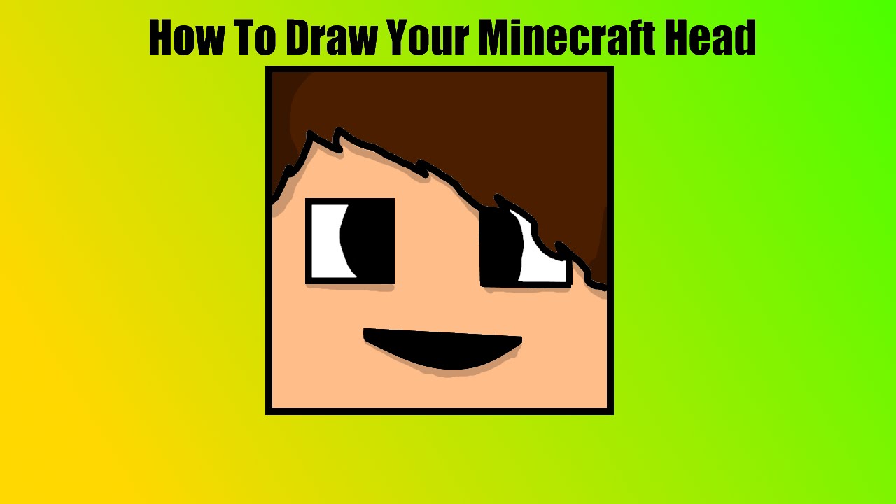 How To Draw Your Minecraft Head In Paint.net - YouTube
