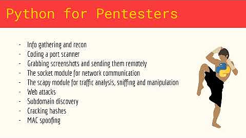 Python for Penetration Testers - Course II - Hacking with Python - YouTube