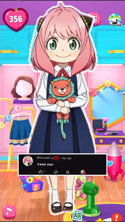 Anya from spy family makeover by my talking Angela 2 #spyxfamily #anya #anyaforger # ...