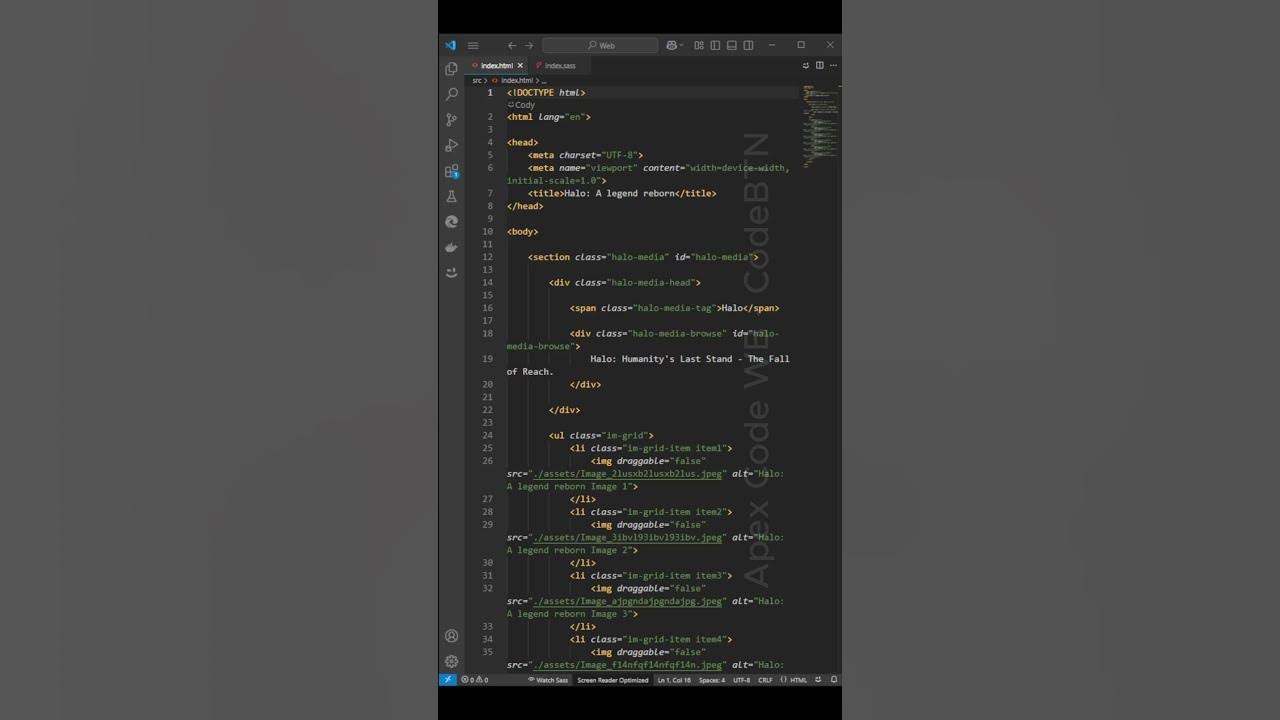 Halo Cascade Slider: Epic Visual Effect! #coding #frontendcourse #cssanimation #csseffects - YouTube