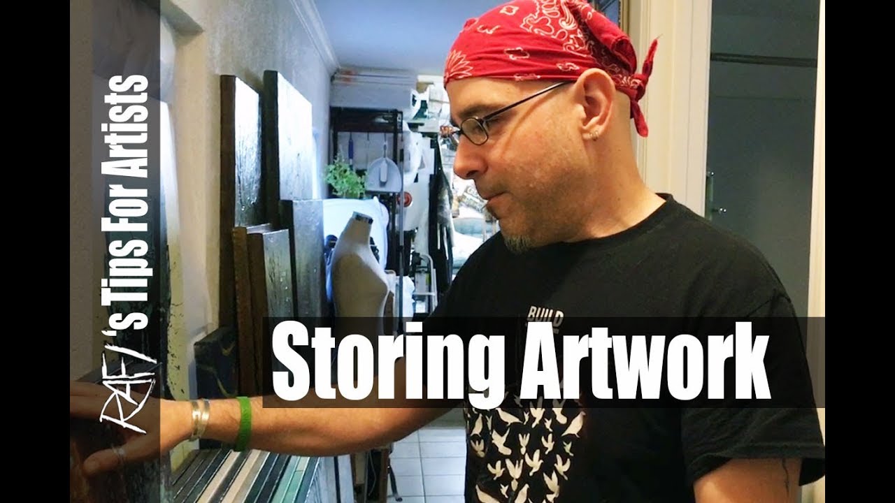 Storing Artwork - Tips For Artists - YouTube