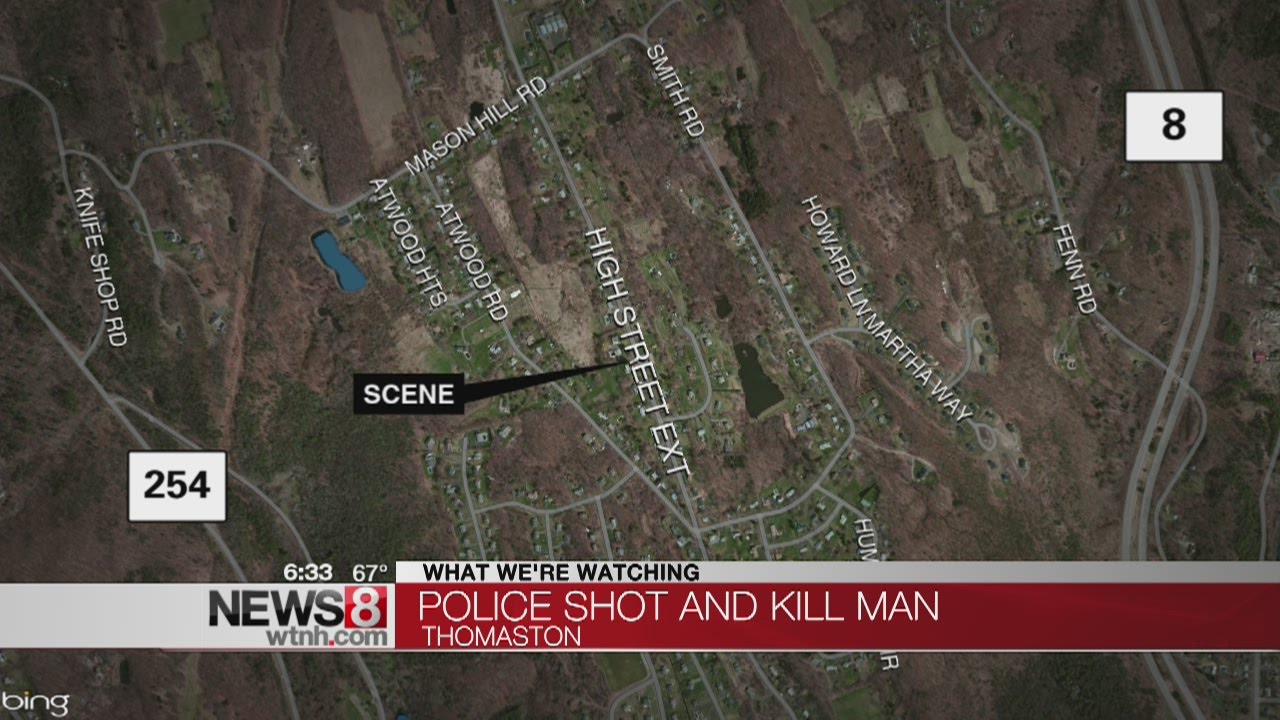 Police officer shoots, kills suspect in Thomaston - YouTube