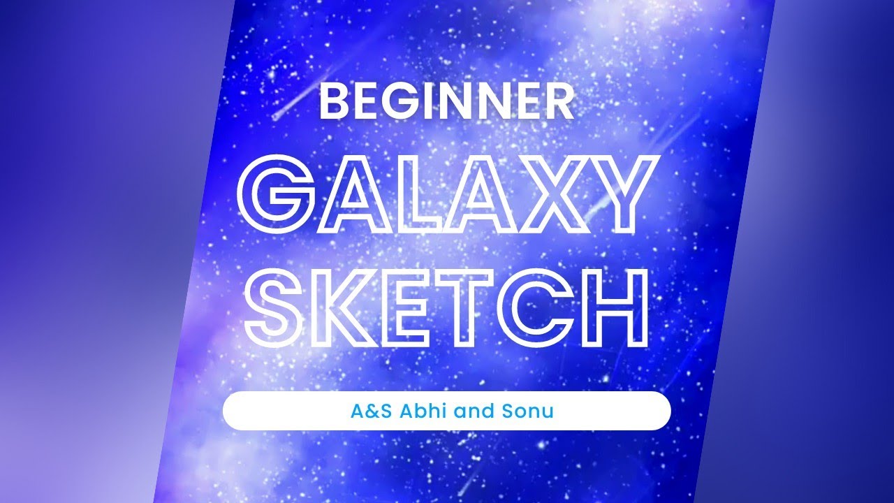 Galaxy Digital Drawing | EASY Drawing #sketchbook #digitaldrawing # ...
