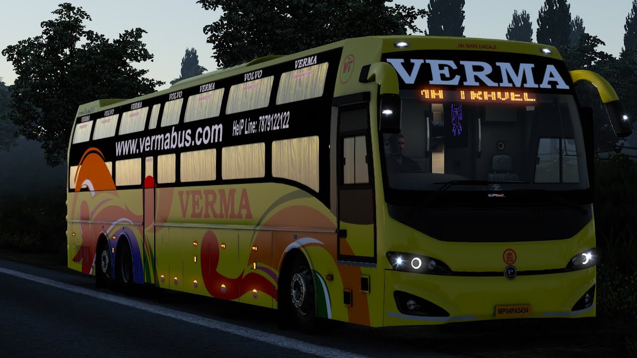 High Speed Indian Volvo Bus Driving - YouTube