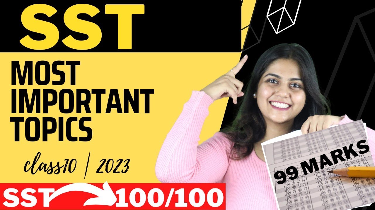 Class 10 SST Most Important Topics| DO THIS TO Score 100/100 in Social ...