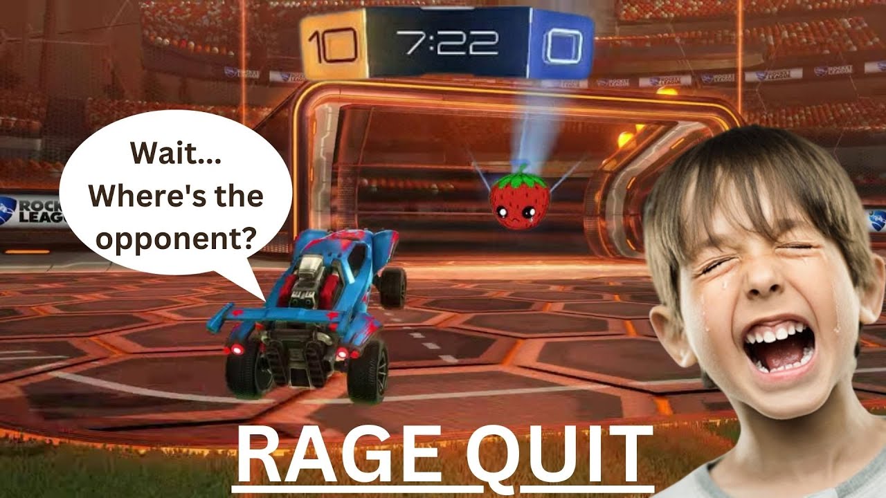I Made a FAN Rage QUIT and OWN GOAL In a 1v1... - YouTube
