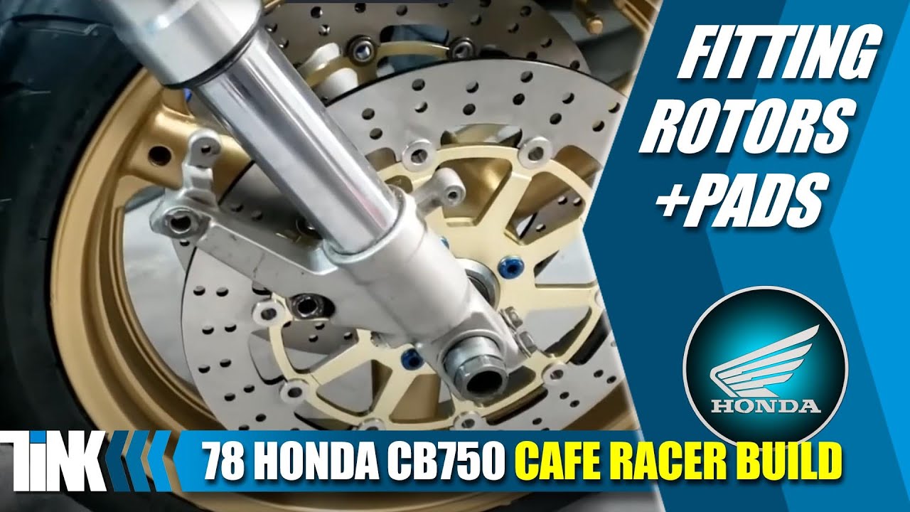 Fitting #brakedisc #brakepads and calipers on 1978 Honda CB750 # ...