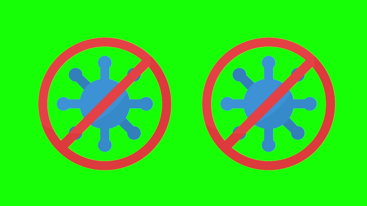 Green Screen Antivirus Protection Icon Animation Logo - YouTube