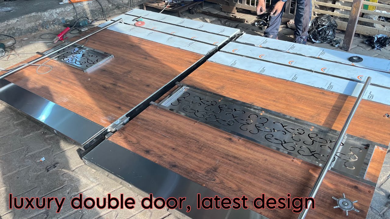 Stainless steel man gate latest design full review with price. - YouTube