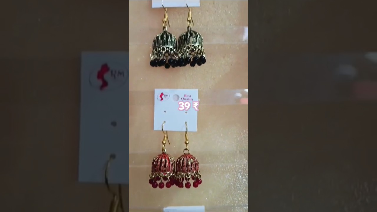 Colour jimikki beads work 39 ₹ only DM- 91 799 442 9196 #share - YouTube