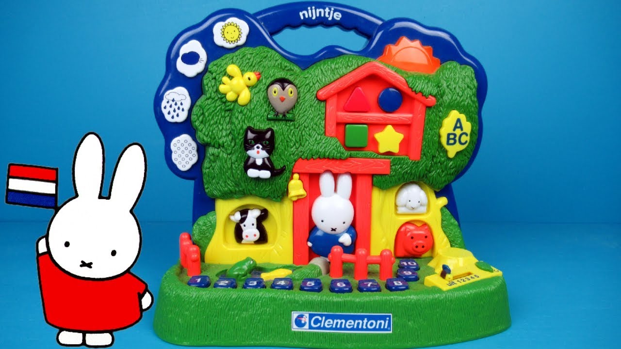 Nijntje Boomhuis van Clementoni | Miffy Treehouse Toy Unboxing - YouTube