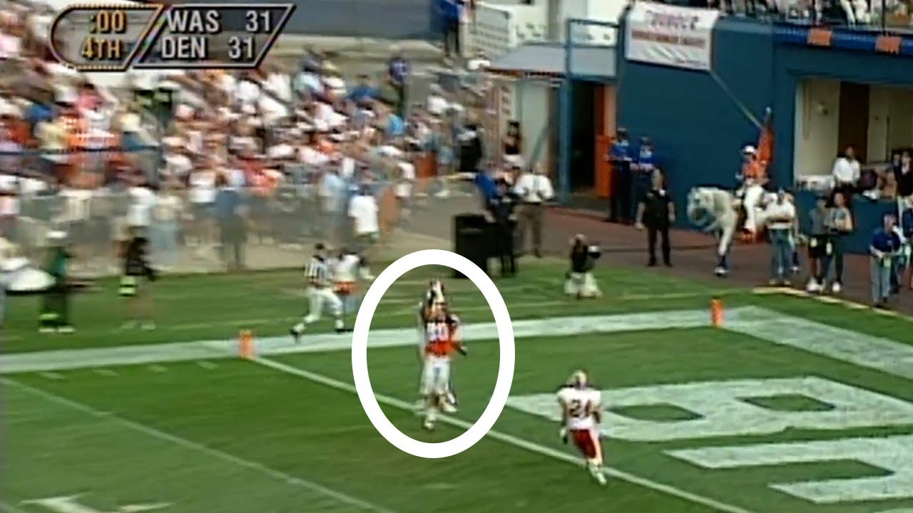 Elway Magic At Its Finest! (Redskins vs. Broncos 1995, Week 3) - YouTube