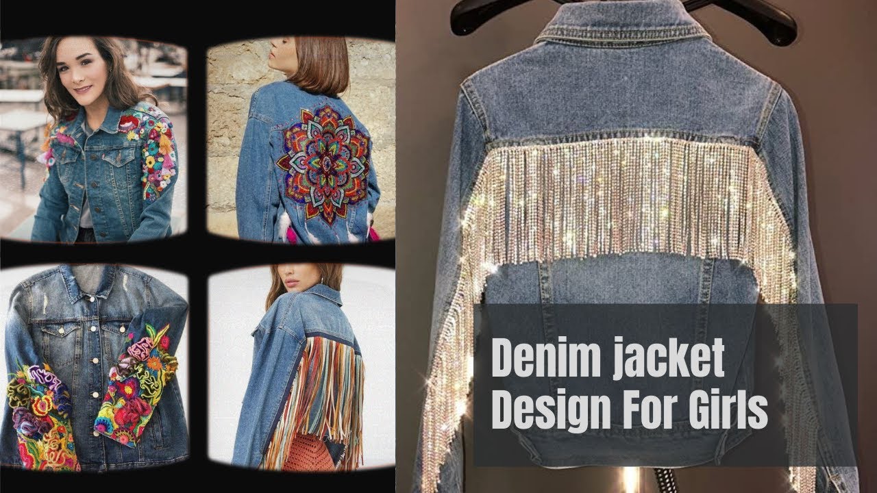 Beautiful and Stylish Denim Jackets Designs for Girls || Denim Hand ...