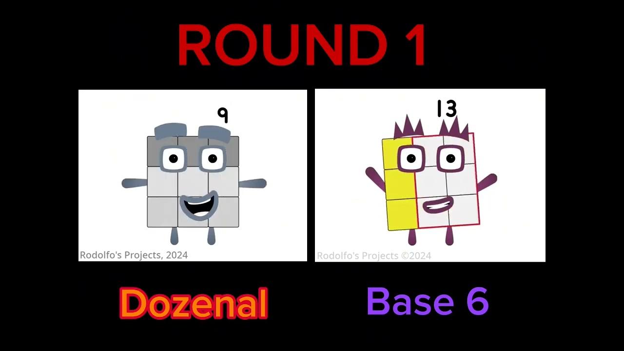 Dozenalblocks vs Base 6 Numberblocks- WHO WILL WIN? 🥇 🏆 Numberblocks band. - YouTube
