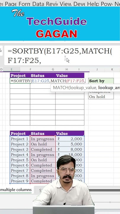 Sort data Using Custom List 2 - YouTube
