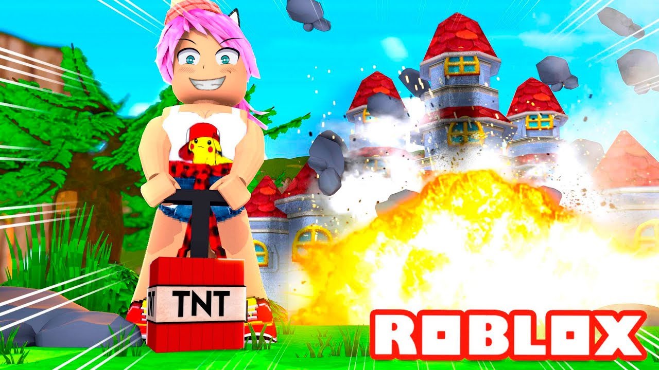 EXPLOTA UN CASTILLO MEDIEVAL en ROBLOX - YouTube