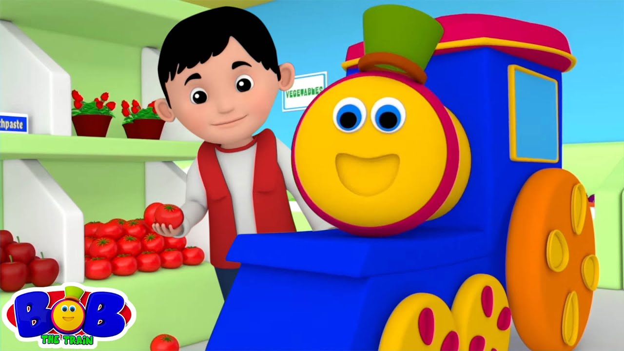 彩色超市 + 更多儿童教育韵律 从 Bob the Train - YouTube