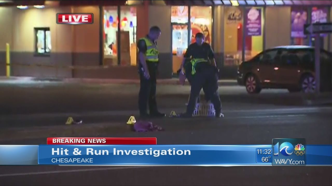 Hit-and-run investigation in Chesapeake - YouTube