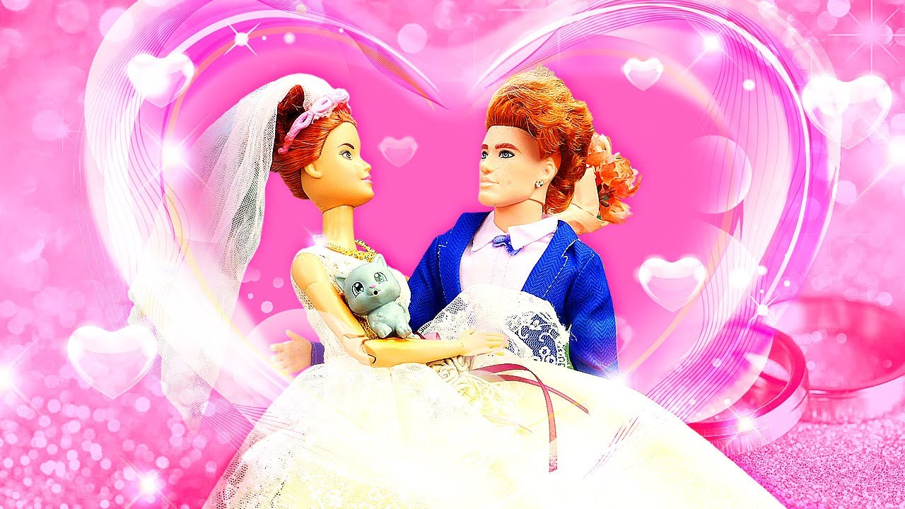 Barbie videoları. Kris ve Kevin Sevgililer Gününde evleniyorlar. Barbie ...