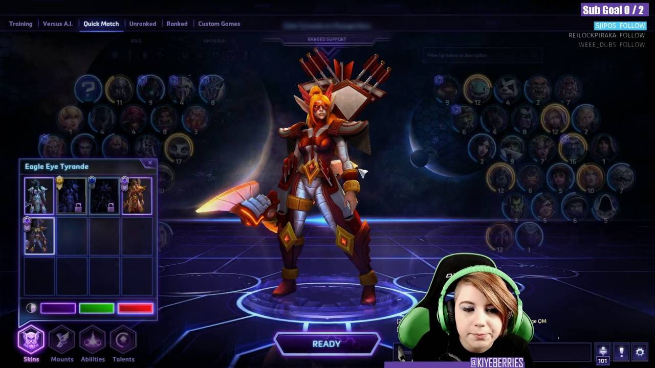 Eagle Eye Tyrande Skin & Ability Review - YouTube