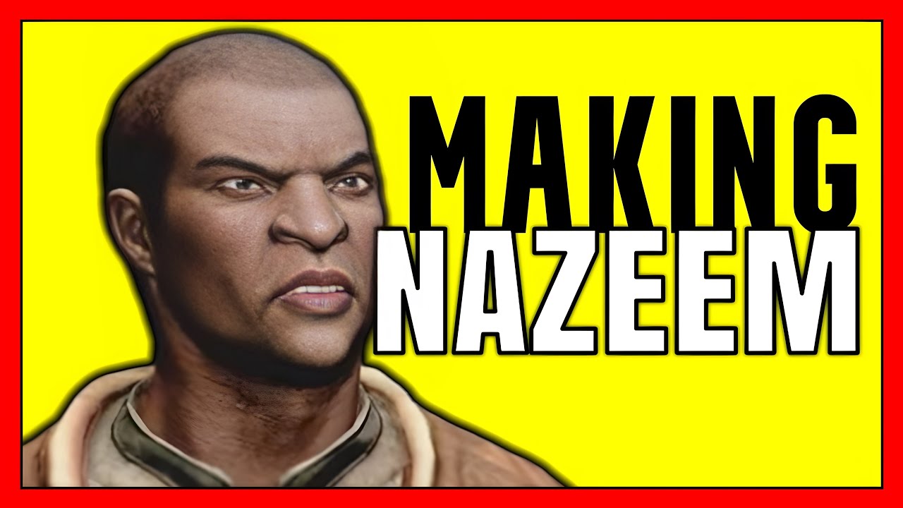 How to make Nazeem at the character creation menu - YouTube