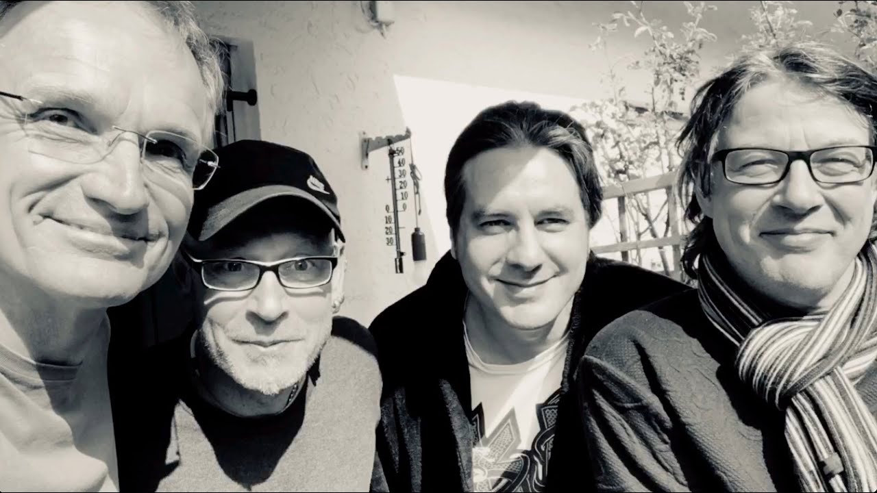 Falling in Love - studio recording the song with Randy, Max, Martin and ...