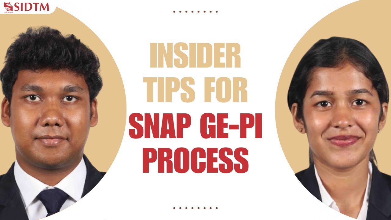 Insider Tips for SNAP GE-PI process - YouTube