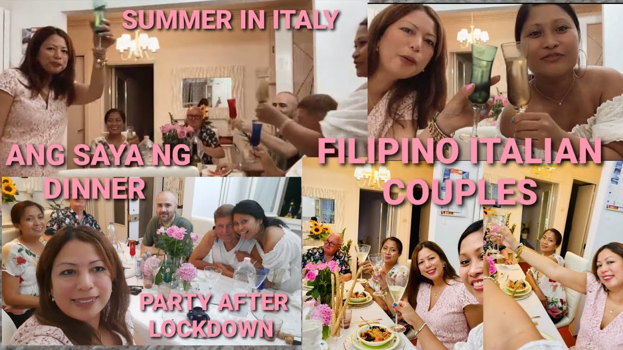 PINAY ITALIAN COUPLES|| GANITO KAMI MAG BONDING ANG SAYA NG AMING DINNER| FT. JMS VLOG - YouTube