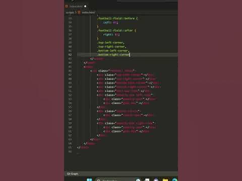 Creating Football Ground Using HTML & CSS - YouTube