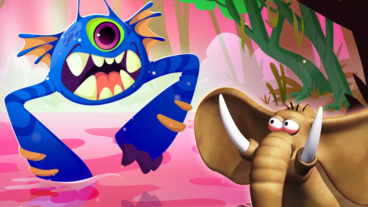 Gazoon | The Lake Monster👹👿 Funny Animal Cartoons For Kids - YouTube