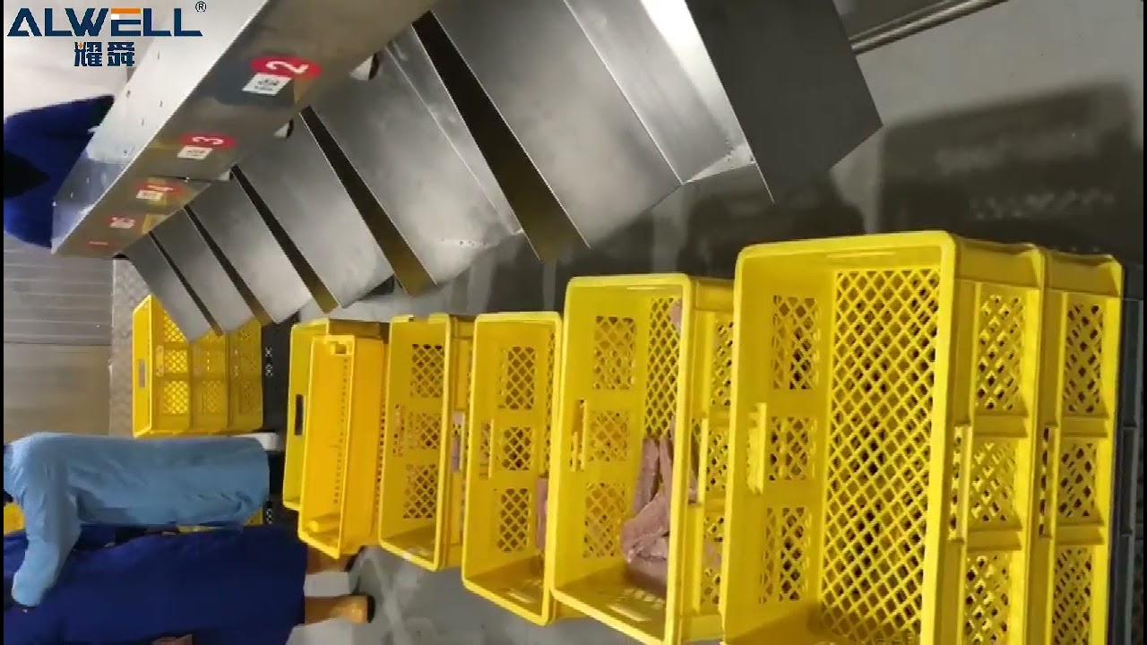 fish meat weight sorter - YouTube