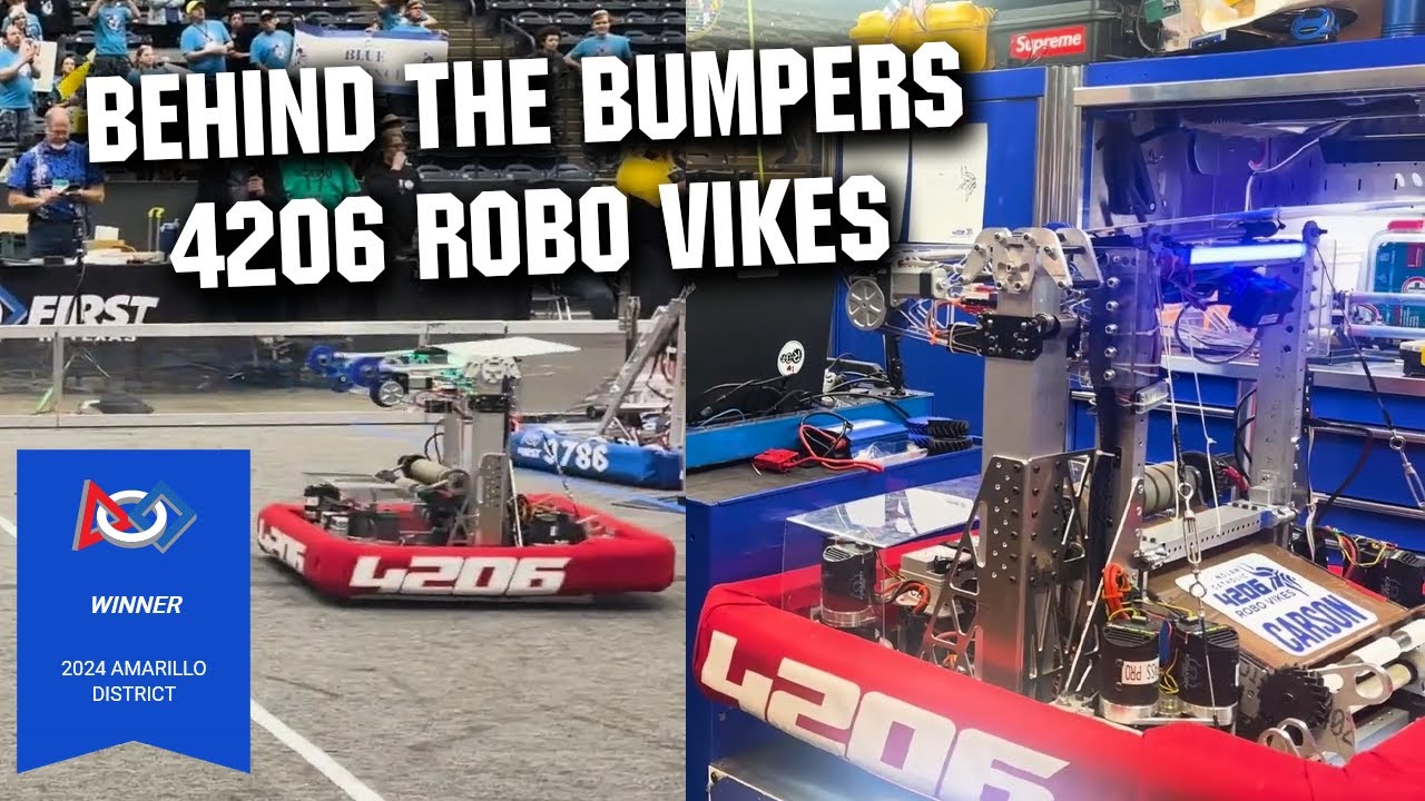 4206 Robo Vikes | Behind the Bumpers | FRC Crescendo Robot - YouTube