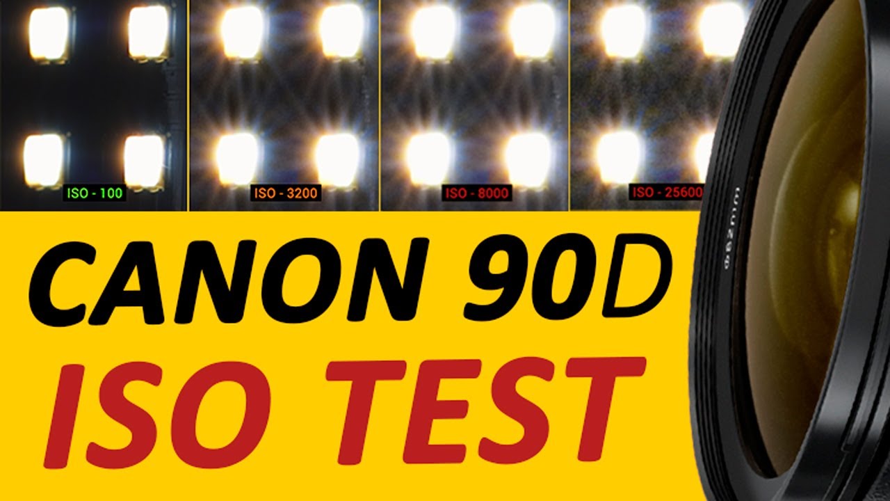 CANON 90D ISO test | comparison - YouTube