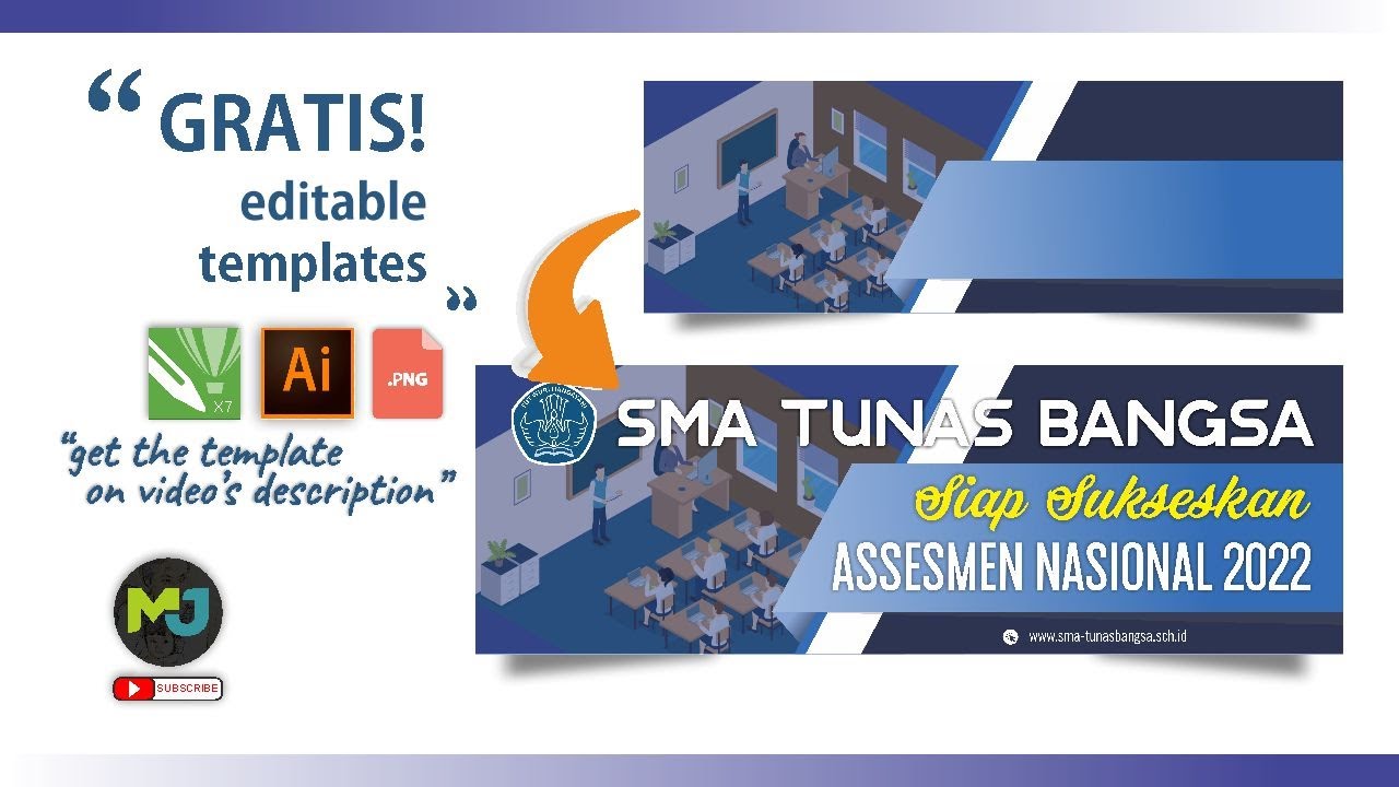 Desain Spanduk-Banner Siap ANBK (Assesmen Nasional Berbasis Komputer ...
