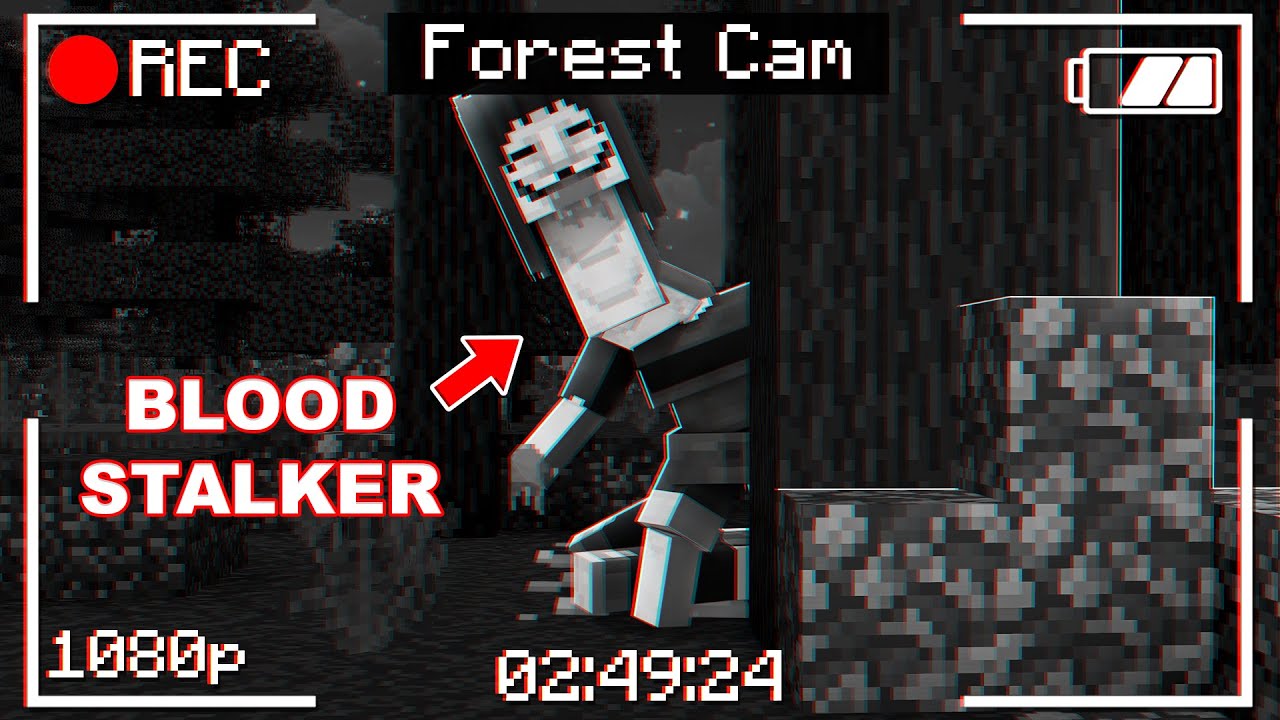 THERE WAS A BLOOD STALKER IN THE WOODS.. *TERRIFYING* - YouTube