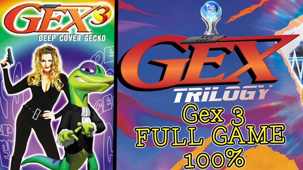 Gex 3: Deep Cover Gecko - 100% Full Game (?) - Gex Trilogy - PS5 Pro ...