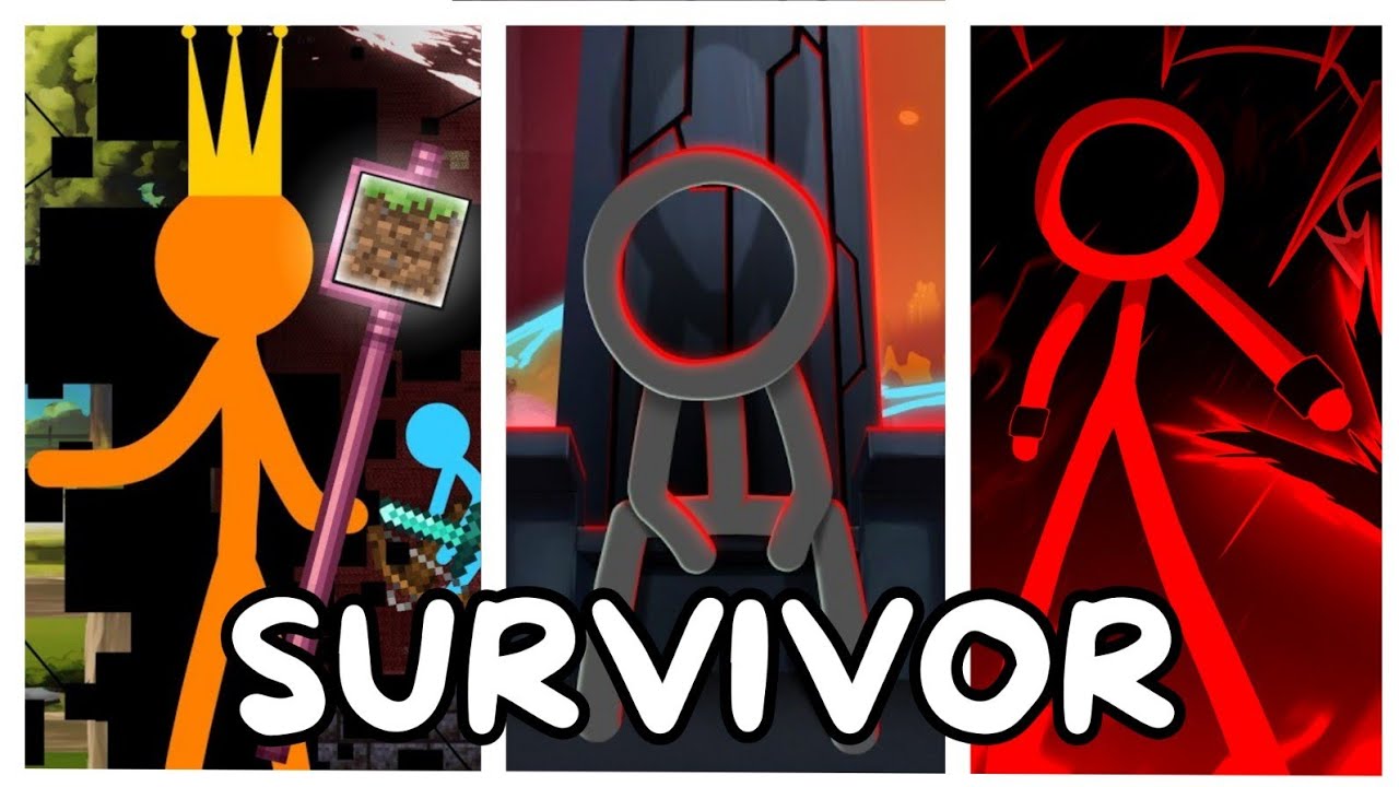 King Orange, Victim, Dark Lord - Survivor (Alan Becker Villains) - YouTube