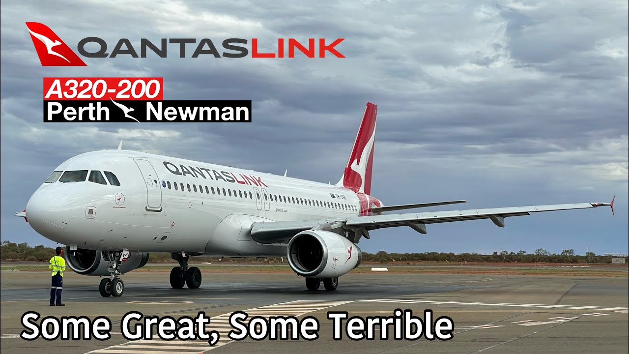Flying Across Outback Australia on QANTASLINK A320 - YouTube