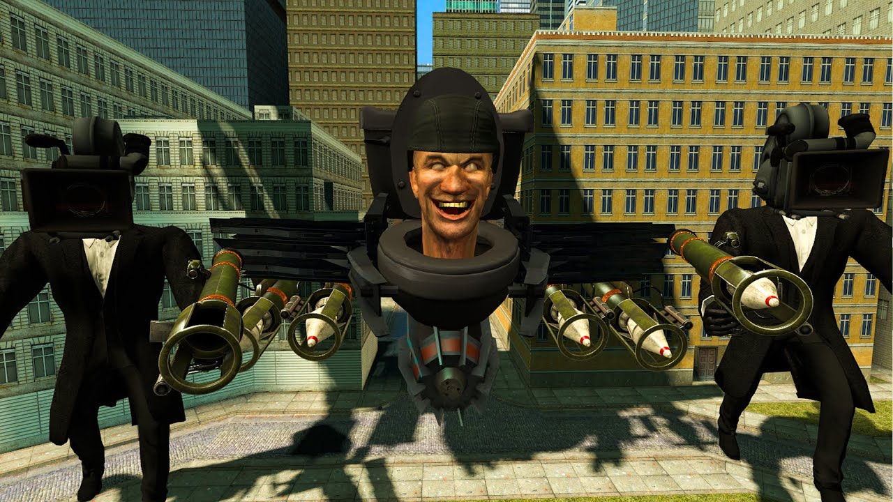 ASTRO Toilet VS ROCKET Cameraman / garry's mod - YouTube