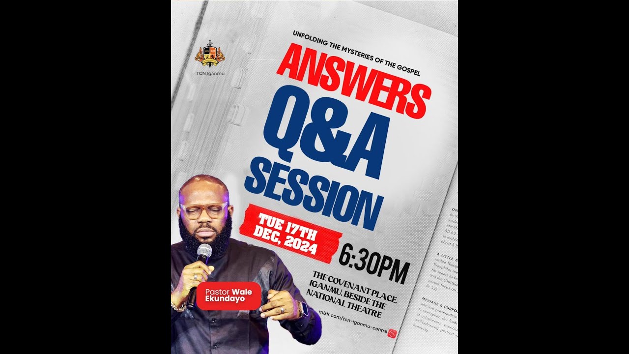 ANSWERS Q&A SESSION || 17/12/2024 - YouTube