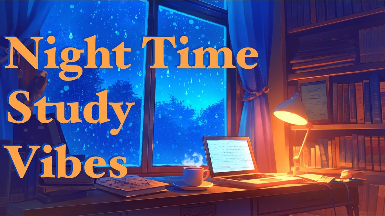 Night Time Study Vibes 🌙 | Free Lo-Fi Music for Relaxation and Focus 🎶 ...