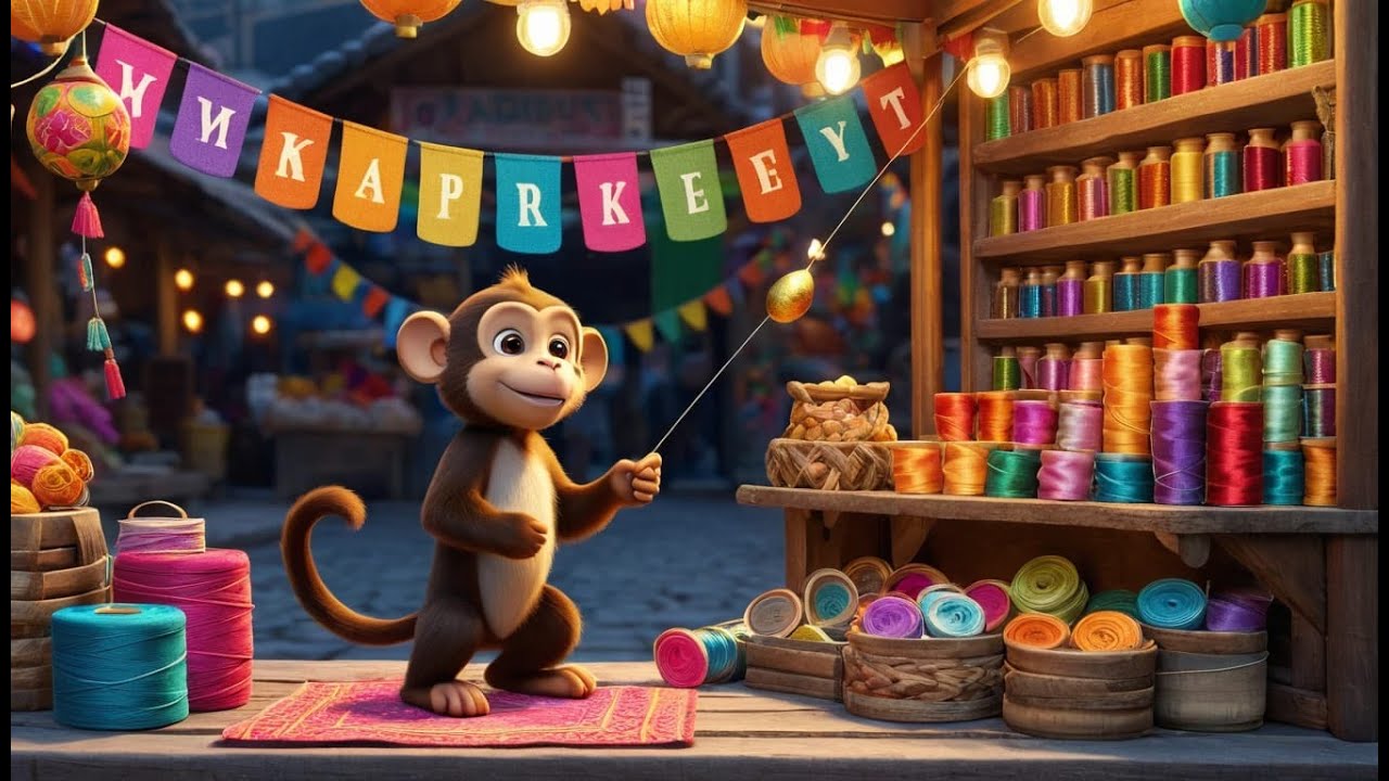 All Around the Mulberry Bush | Fun Action Song for Kids | Nursery ...