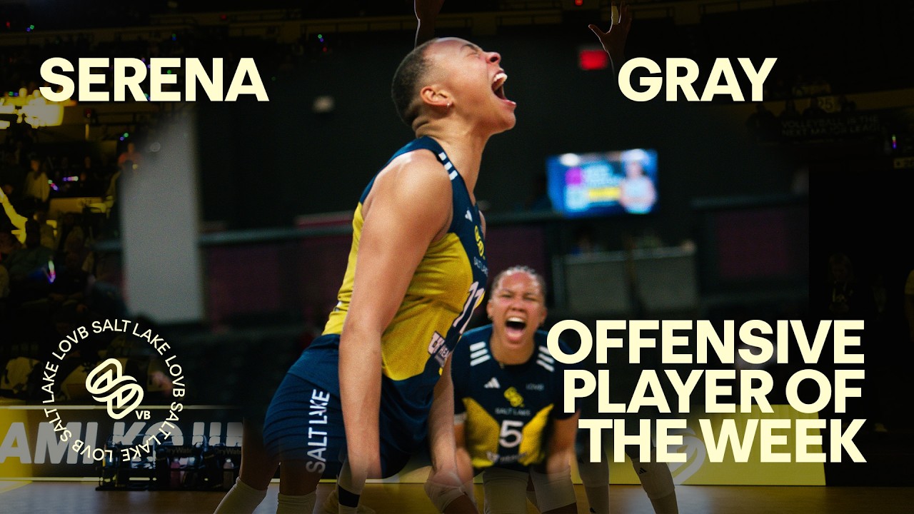 Serena Gray named Week 5 Offensive Player of the Week | LOVB Salt Lake ...
