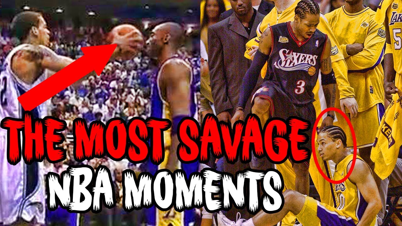 THE NBA’S TOP 12 MOST SAVAGE MOMENTS! - YouTube
